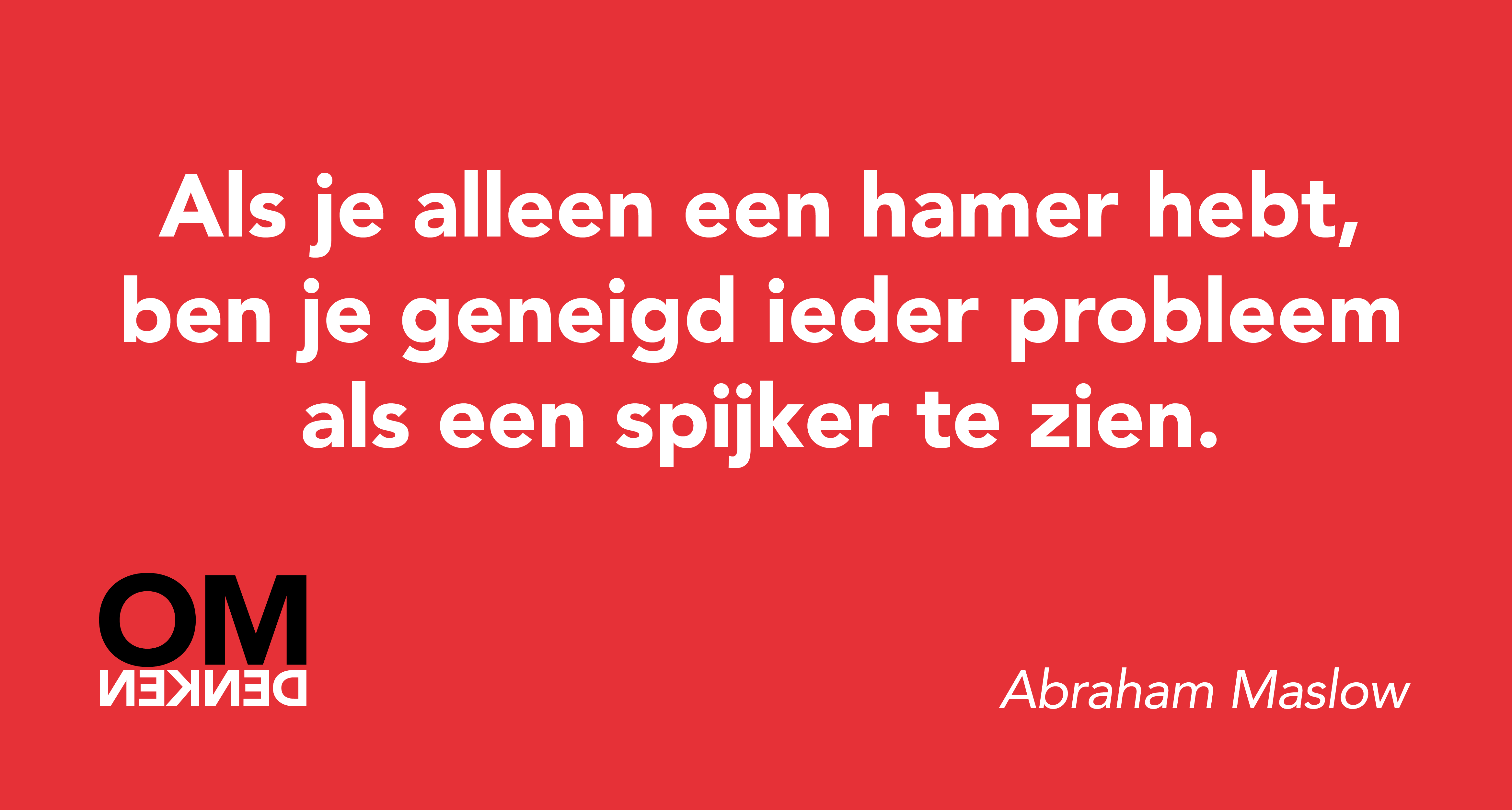 Hamer - quote - Omdenken