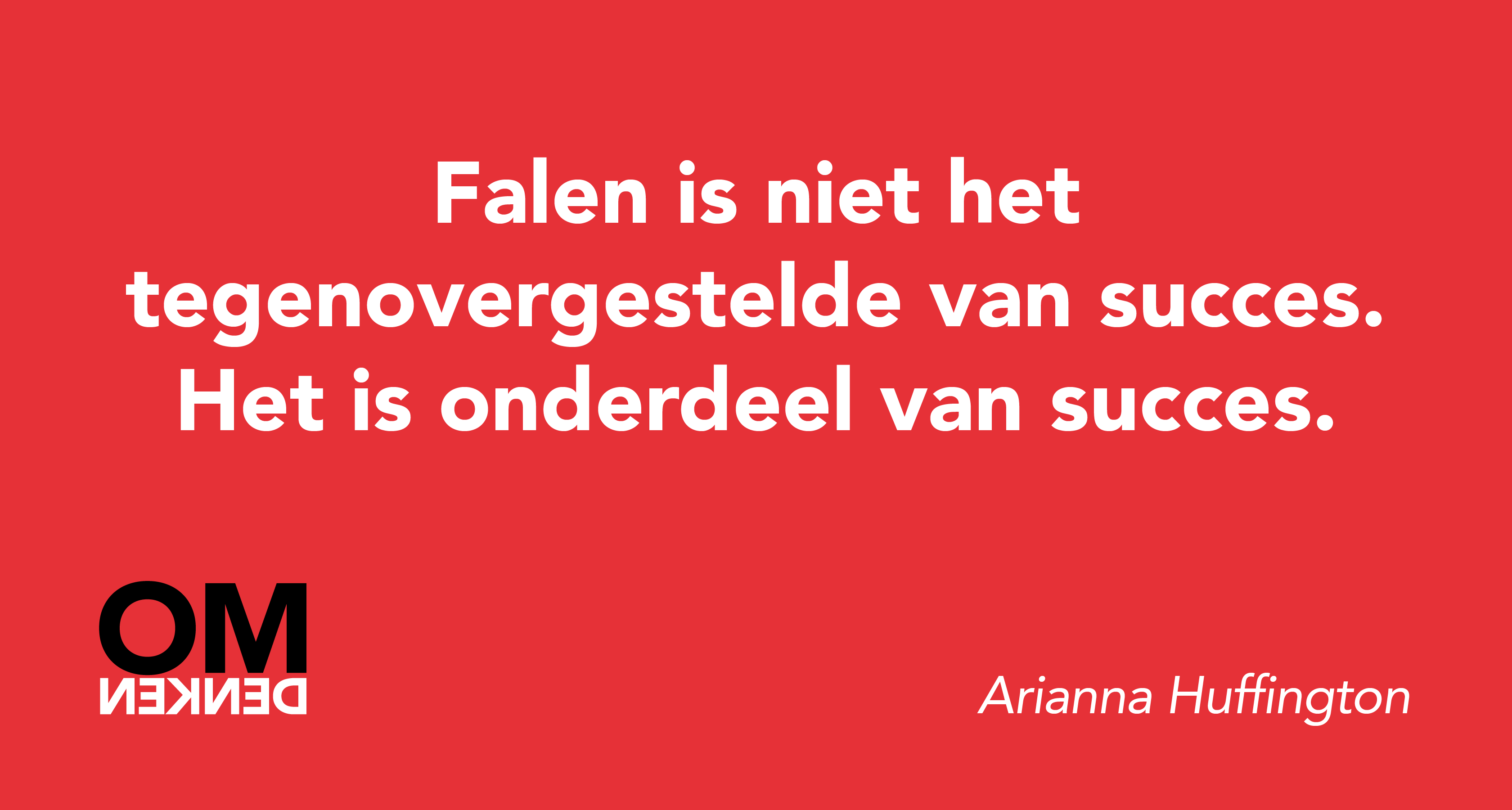 Falen - quote - Omdenken