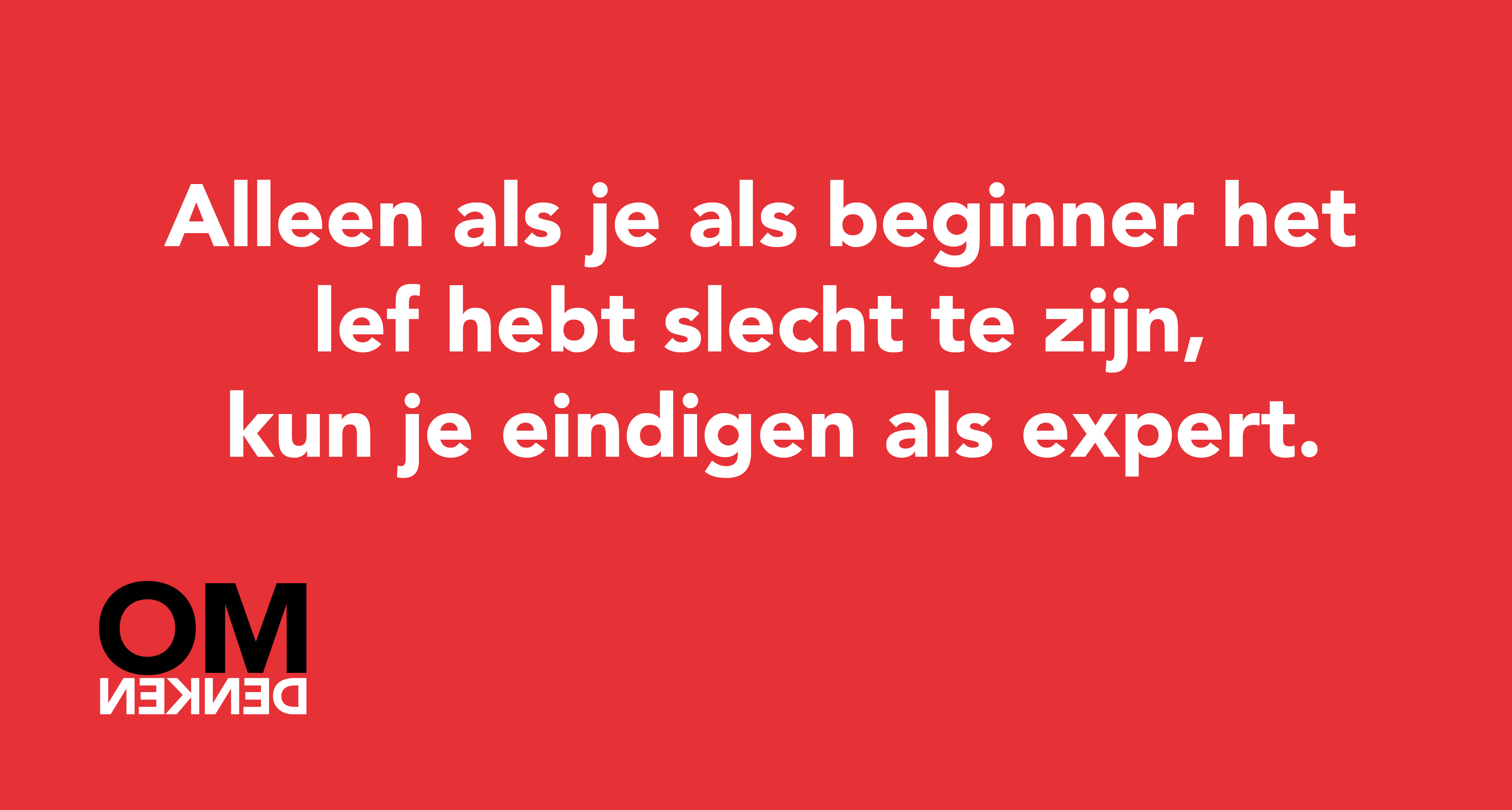 Lef - quote - Omdenken