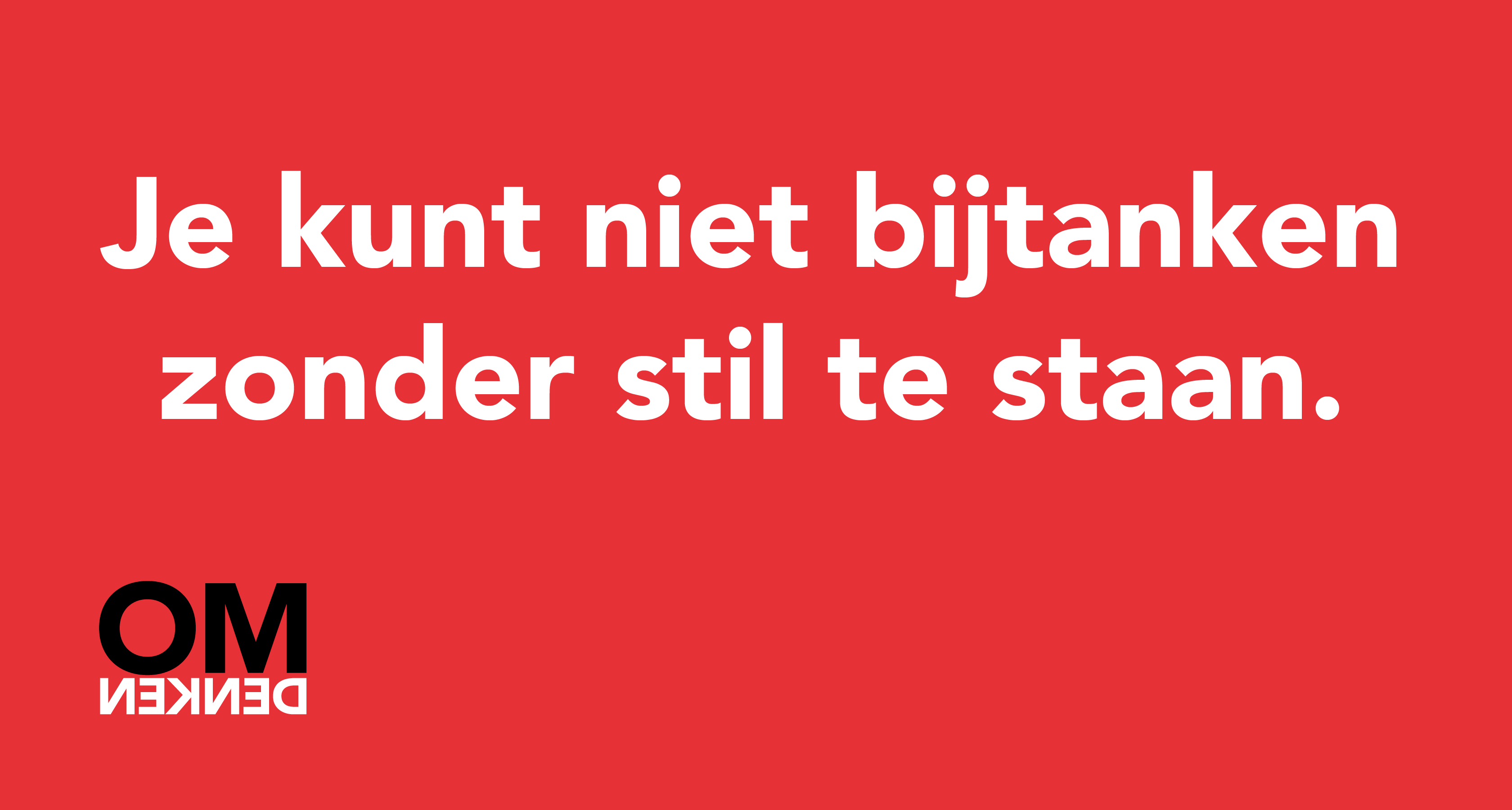 Bijtanken - quote - Omdenken