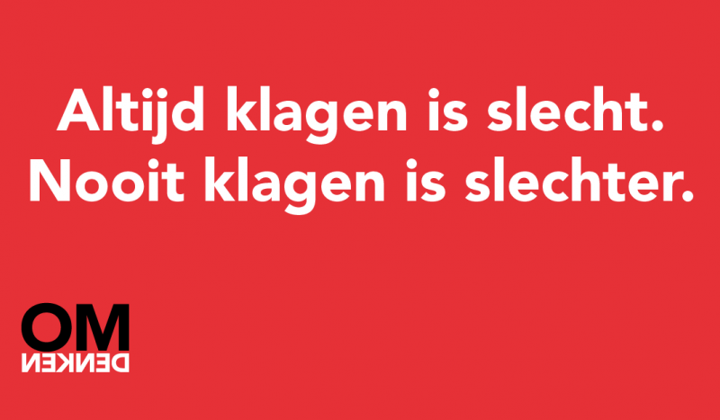 klagen - tegel - Omdenken