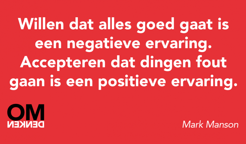 goed gaan - tegel - Omdenken